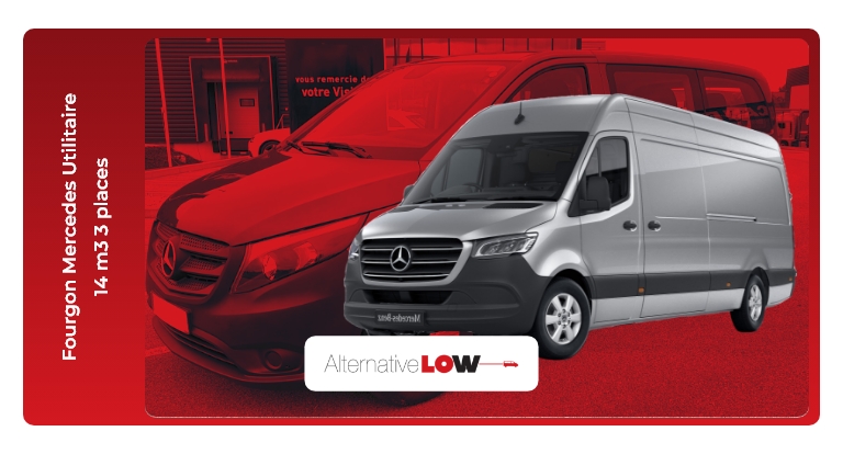 ALTERNATIVE LOW - Fourgon Mercedes Utilitaire 14 m3 3 places à Bègles ...